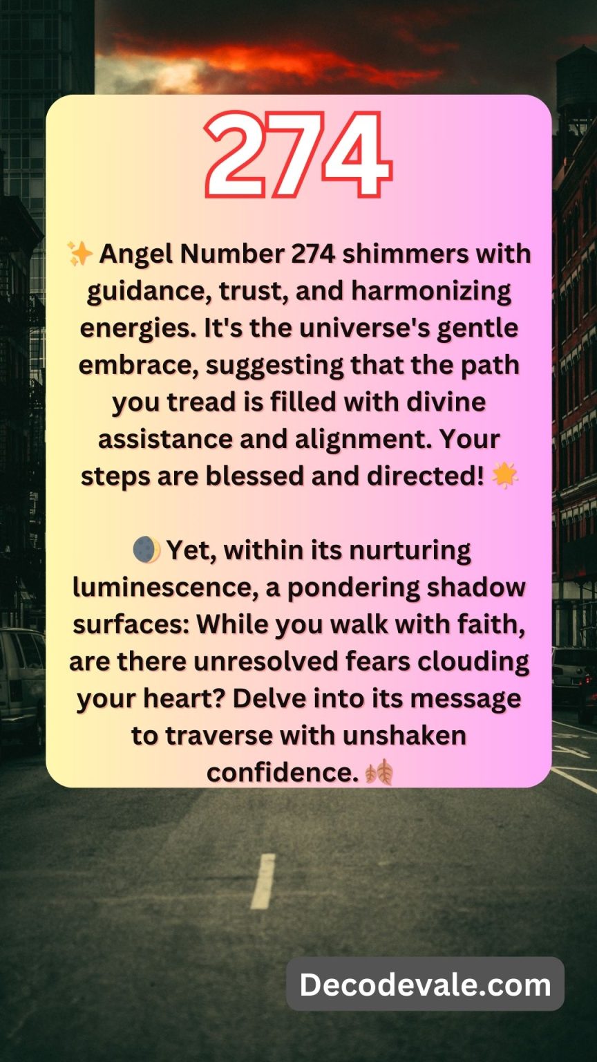 274 Angel Number Meaning, Twin Flame, Love and More - Decodevale