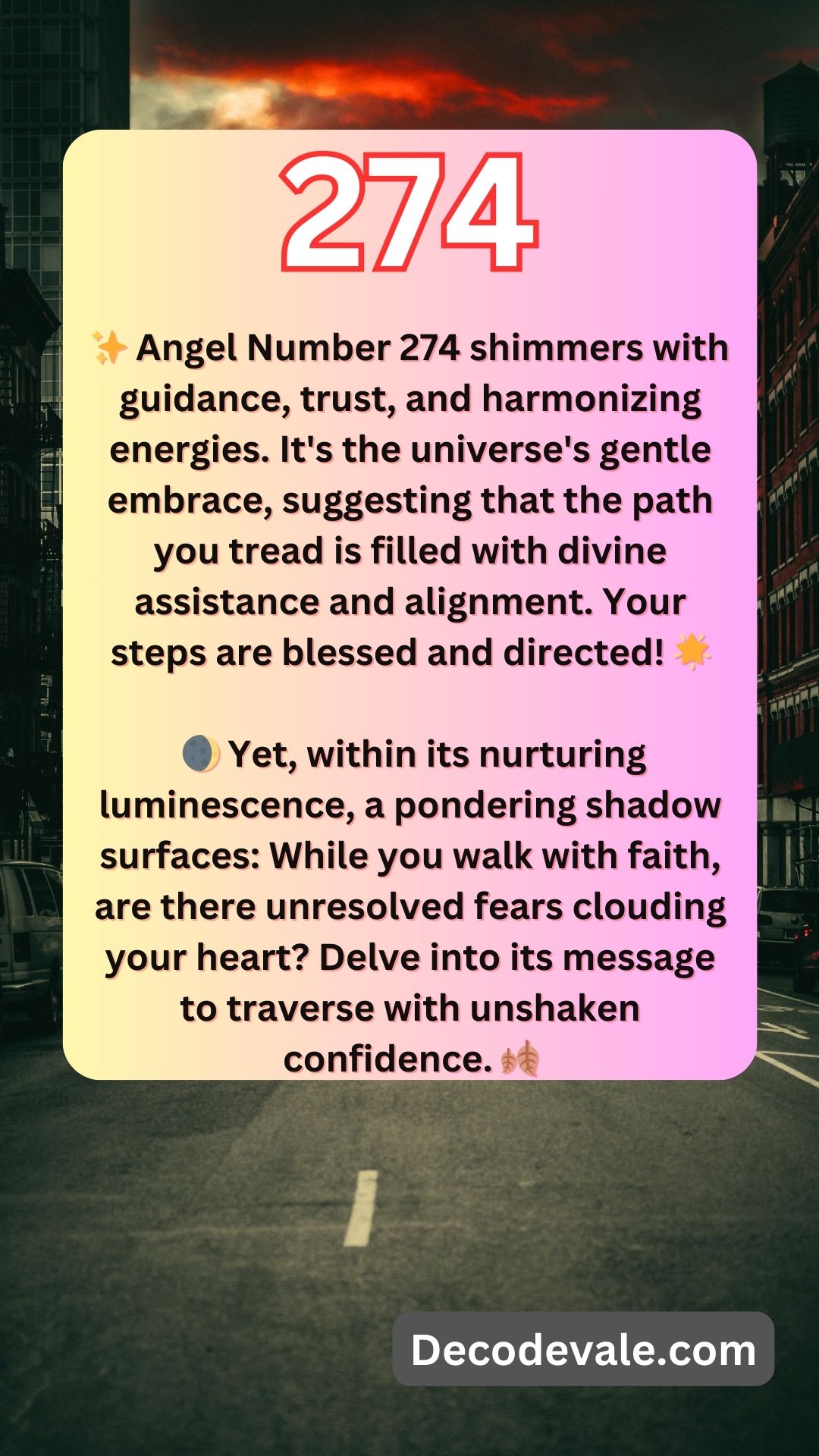 274 Angel Number Meaning, Twin Flame, Love and More - Decodevale