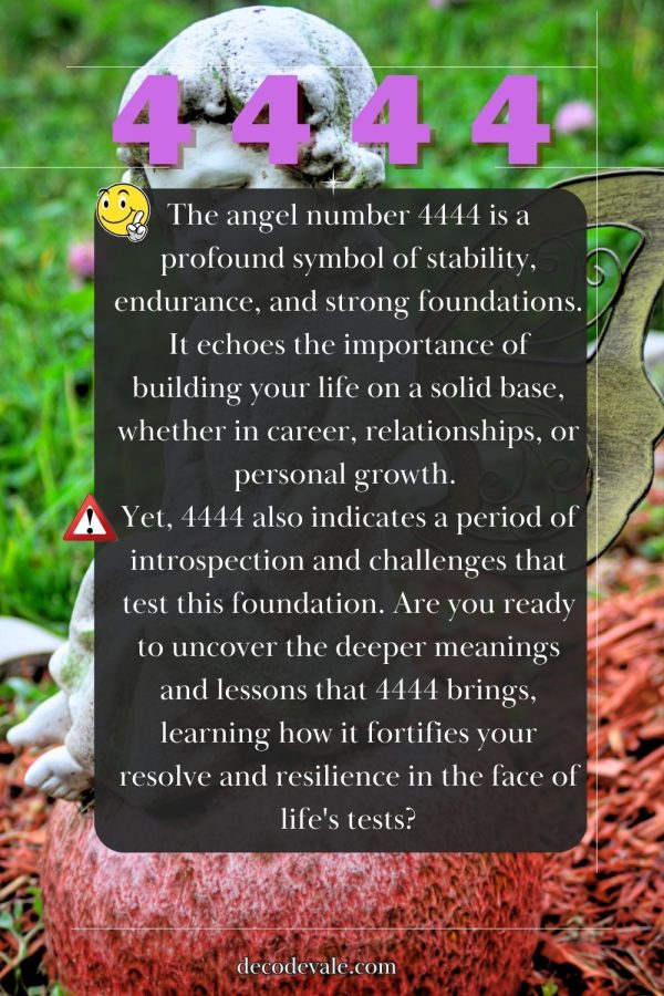 Angel Number 4444: Unveiling Its Profound Impact on Love, Career, and ...